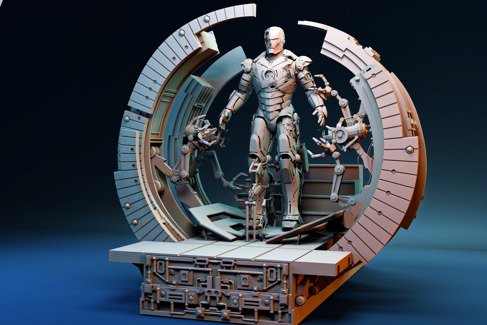 Iron Man Mk3 Explosive Armor 3d Printing Model File, Magnetic Armor ...