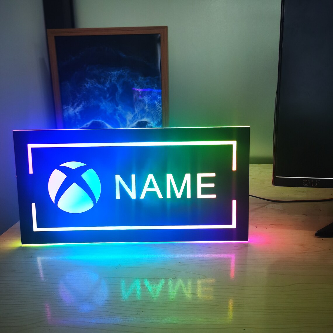 Gamer Tag Led Neon Sign, Gamertag Light Sign, Custom Gamertag Sign ...