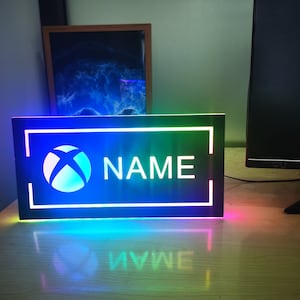 Gamer Tag Led Neon Sign, Gamertag Light Sign, Custom Gamertag Sign ...