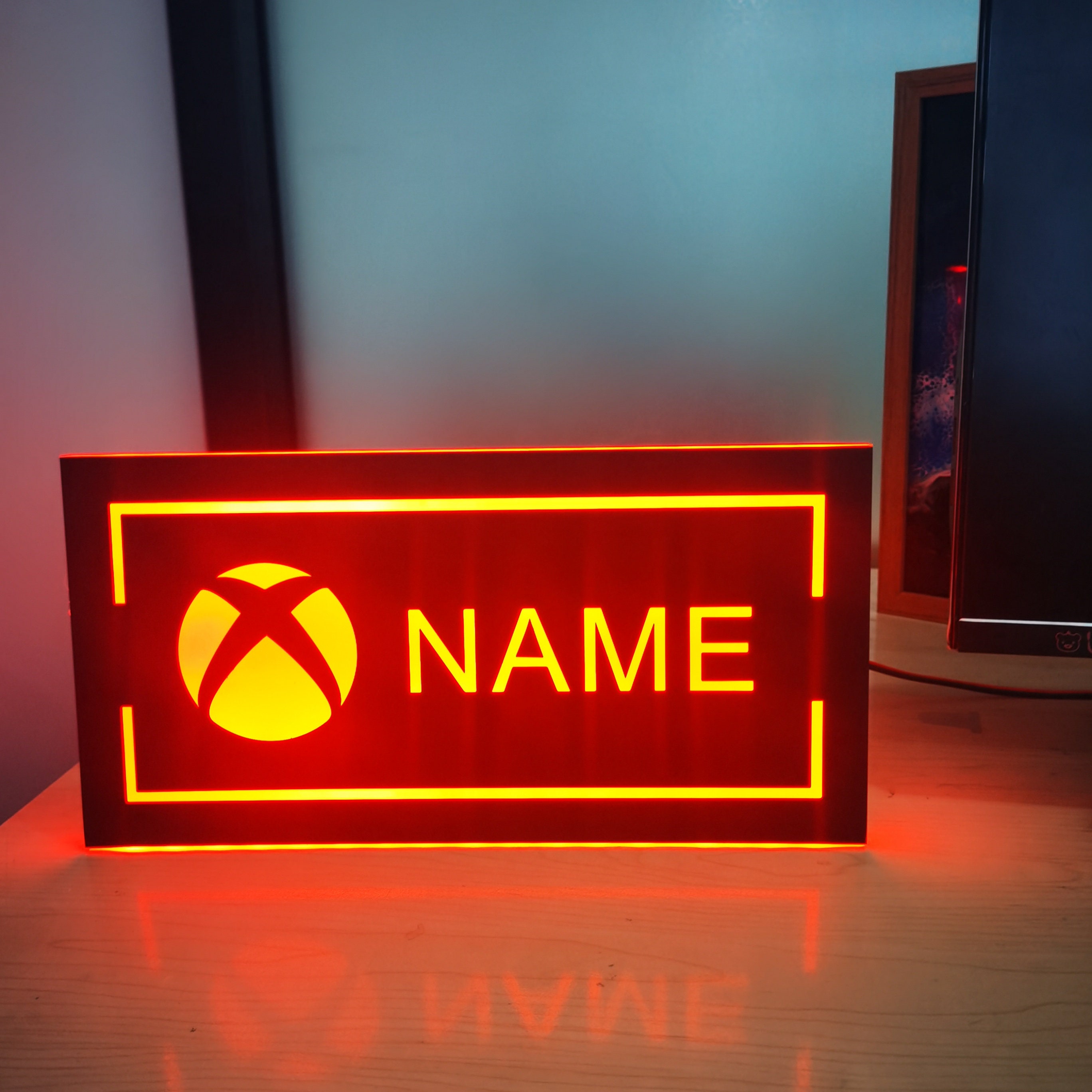 Gamer Tag Led Neon Sign, Gamertag Light Sign, Custom Gamertag Sign ...