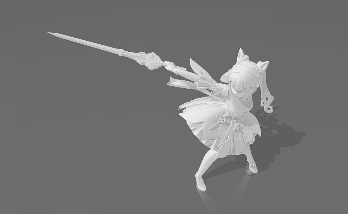 Genshin Impact Keqing Swimsuit 3D Print Model File Garage Kit Image - Etsy