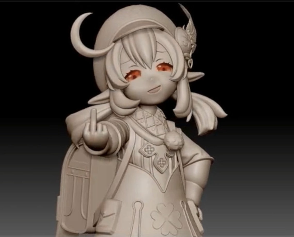 Genshin Impact Klee Funny 3D Print Model File - Etsy