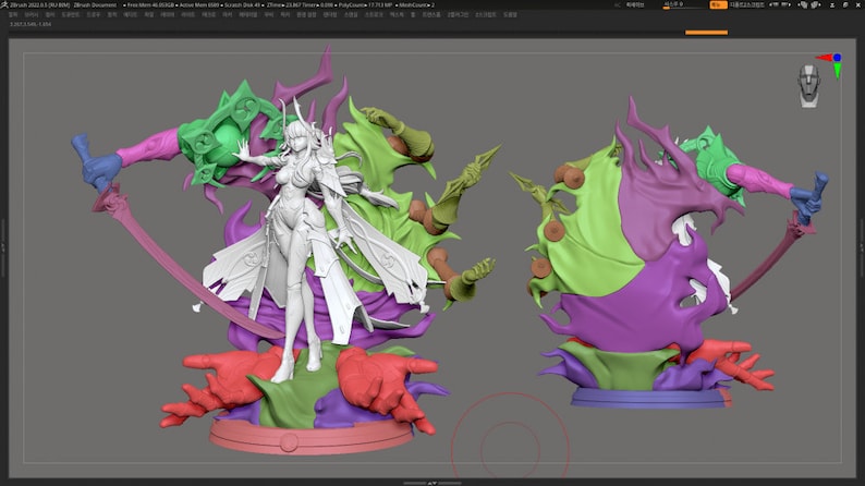 Genshin Impact Raiden Shogun 3D Print Model 210mm Resin Kit, Unpainted ...