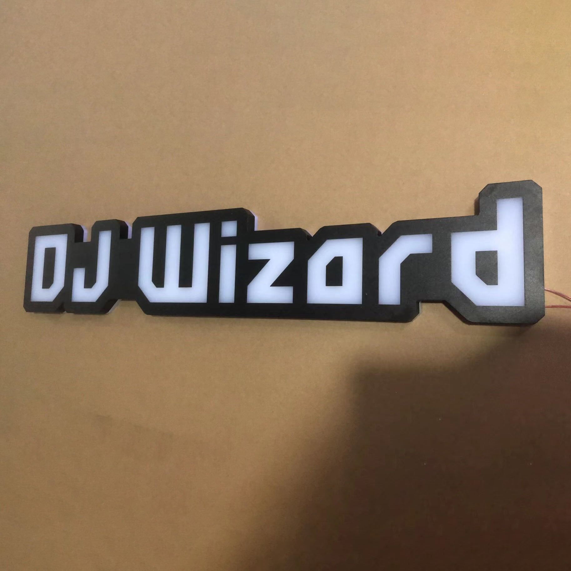 DJ Name Sign Music Control RGB Dynamic Light Sign Desktop Decoration - Etsy