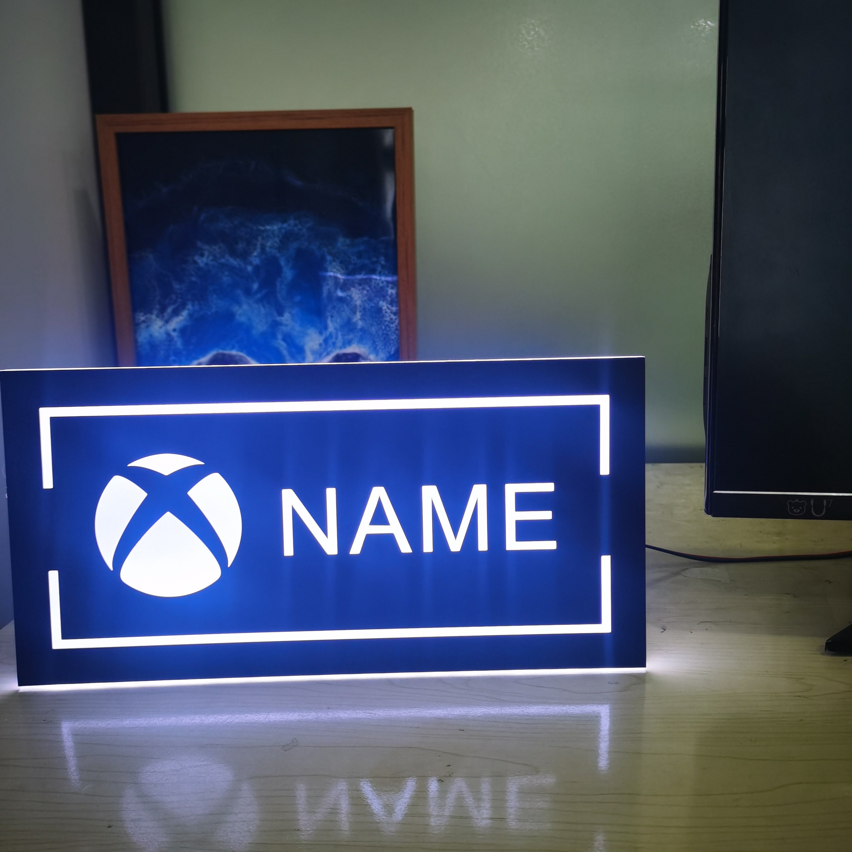 Gamer Tag Led Neon Sign, Gamertag Light Sign, Custom Gamertag Sign ...