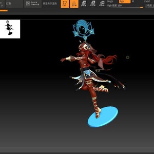 Genshin Impact Nilou 3d Printed Model, Resin Kit, Unpainted - Etsy