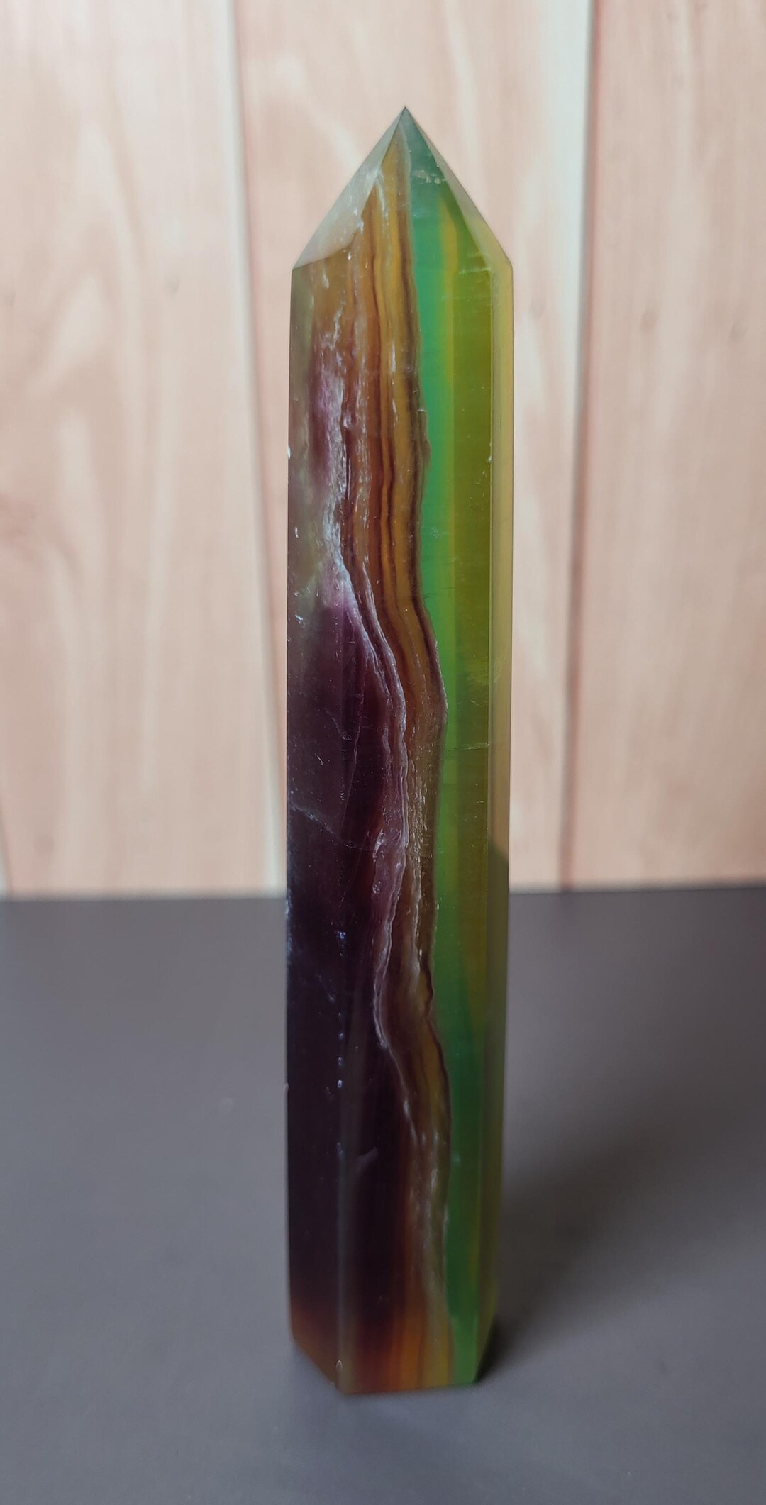 Mango Fluorite Tower - Etsy