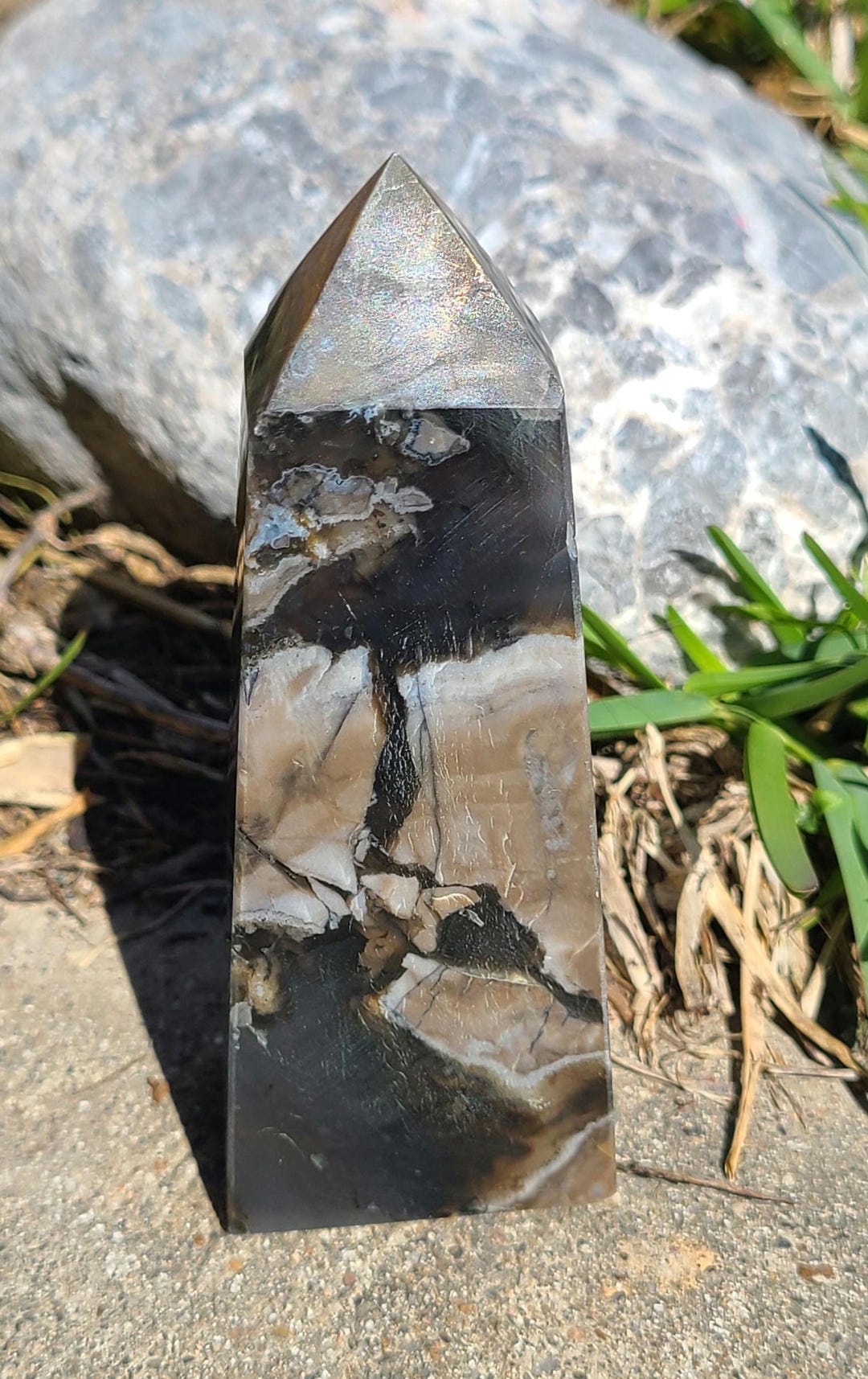 Volcano Agate Tower - Etsy