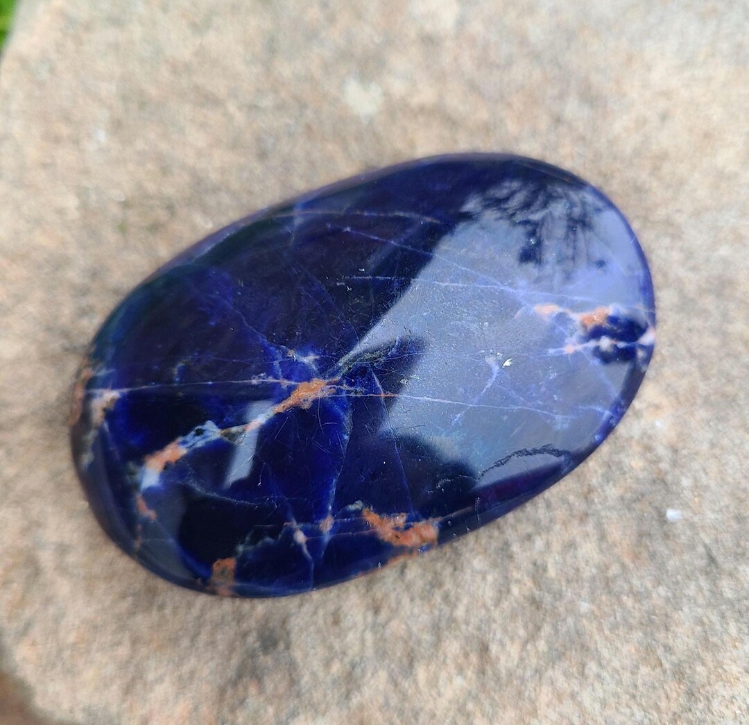 Sodalite Palm Stone - Etsy