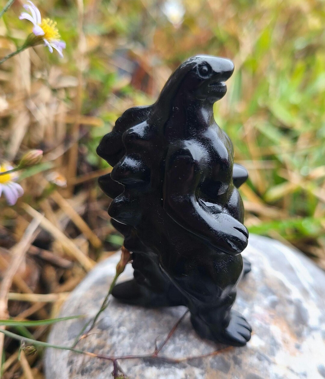 Black Obsidian Godzilla - Etsy