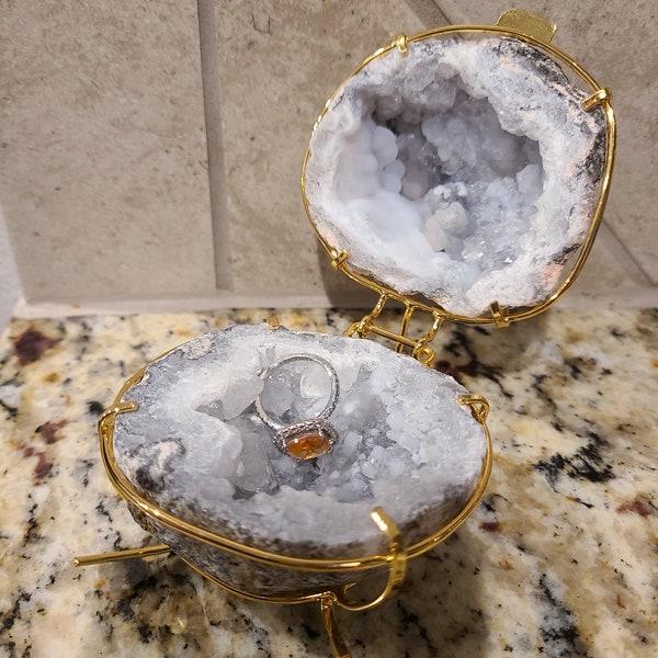 Geode Ring Box - Etsy
