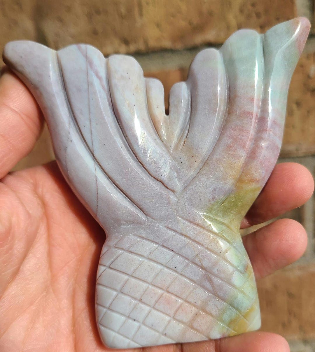 Ocean Jasper Large Mermaid Tail - Etsy