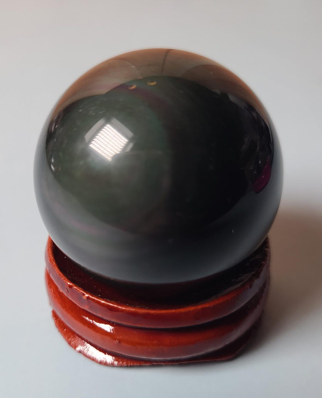 Rainbow Obsidian Sphere - Etsy