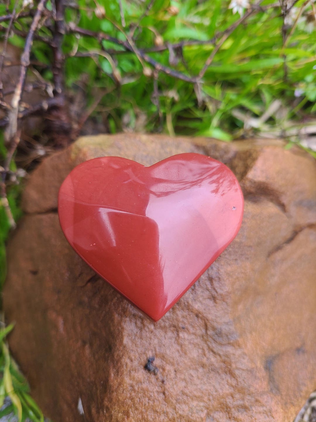 Mookaite Heart - Etsy