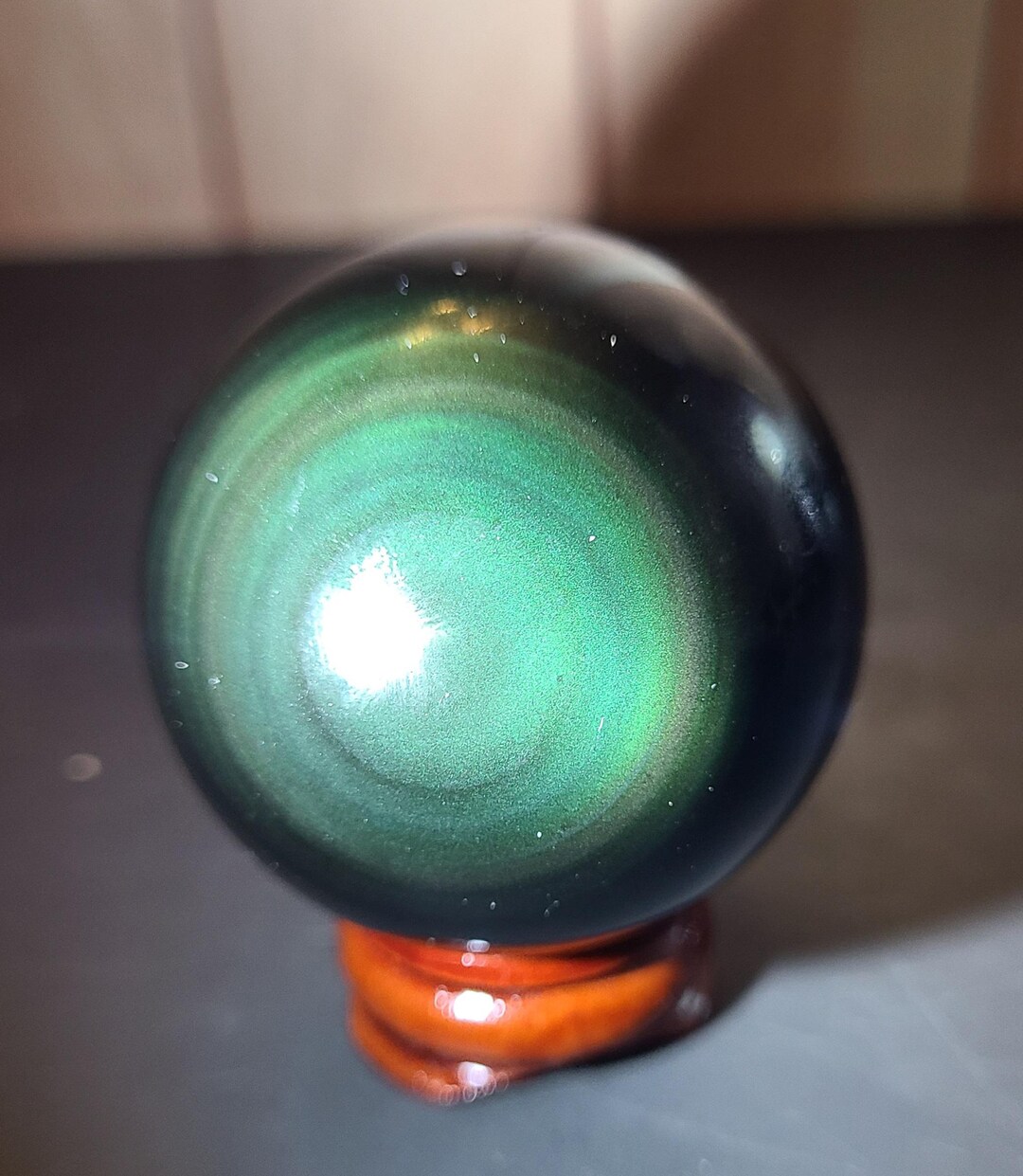 Rainbow Obsidian Sphere 42mm - Etsy
