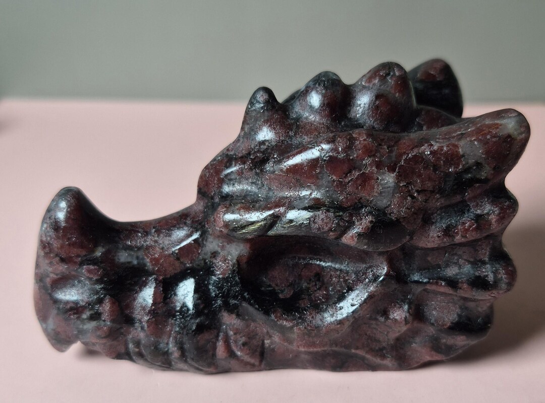 Garnet Dragon Head - Etsy
