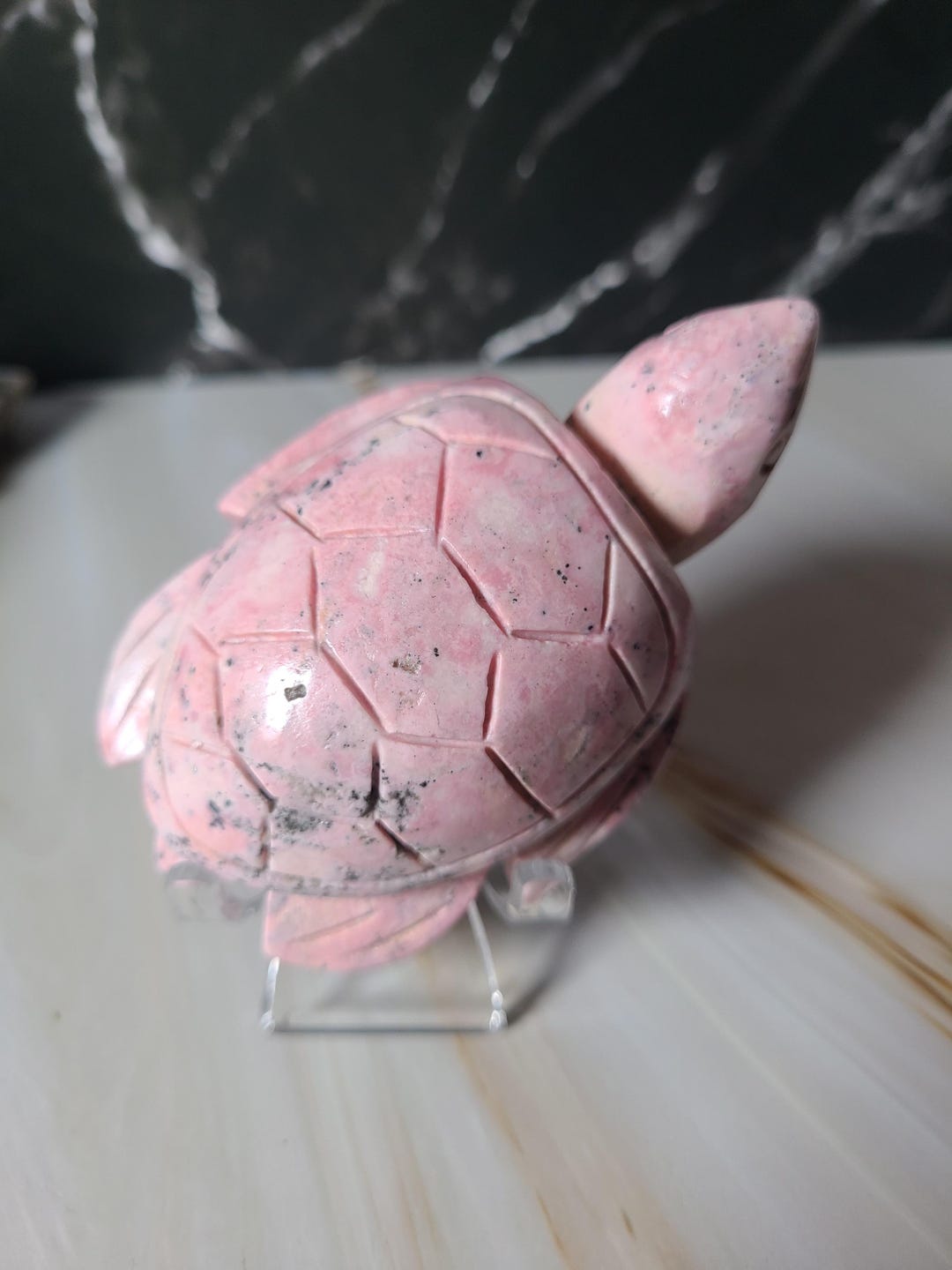 Peruvian Rhodonite Turtle - Etsy