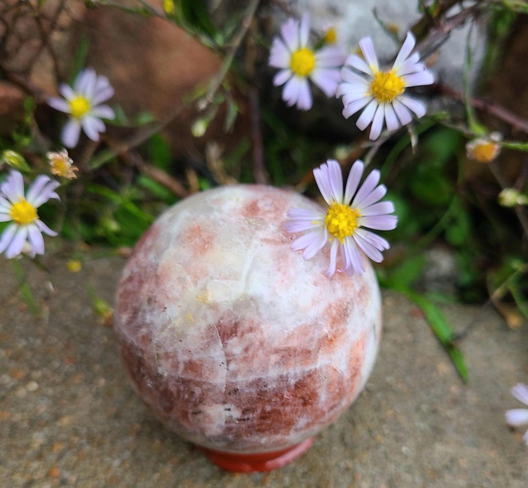 Sunstone - Moonstone Sphere - Etsy
