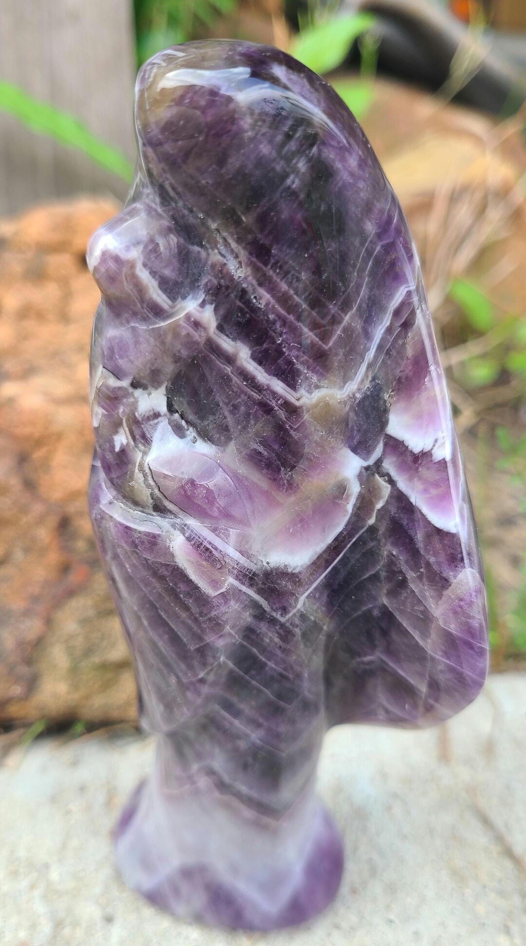 Large Amethyst Mary 385g - Etsy