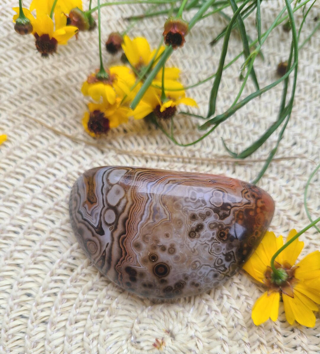 Sardonyx Palm Stone - Etsy