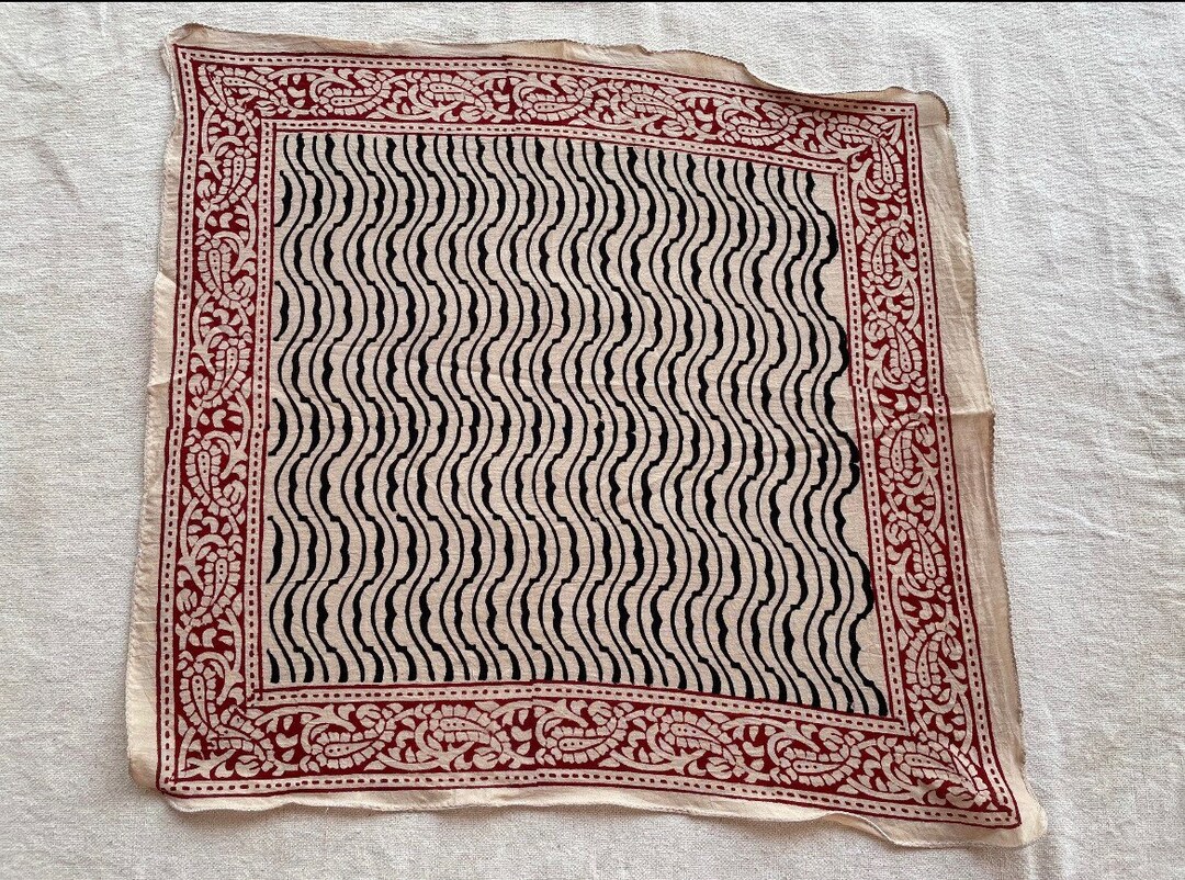 Hand Block Print Bandana,bandana Cotton,organic Cotton Bandana,bandana ...