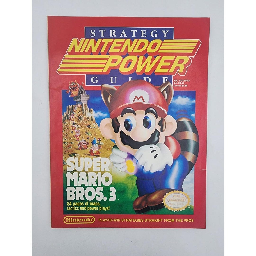 Nintendo Power Strategy Guide: Super Mario Bros. 3 SG1/NP13 - Etsy