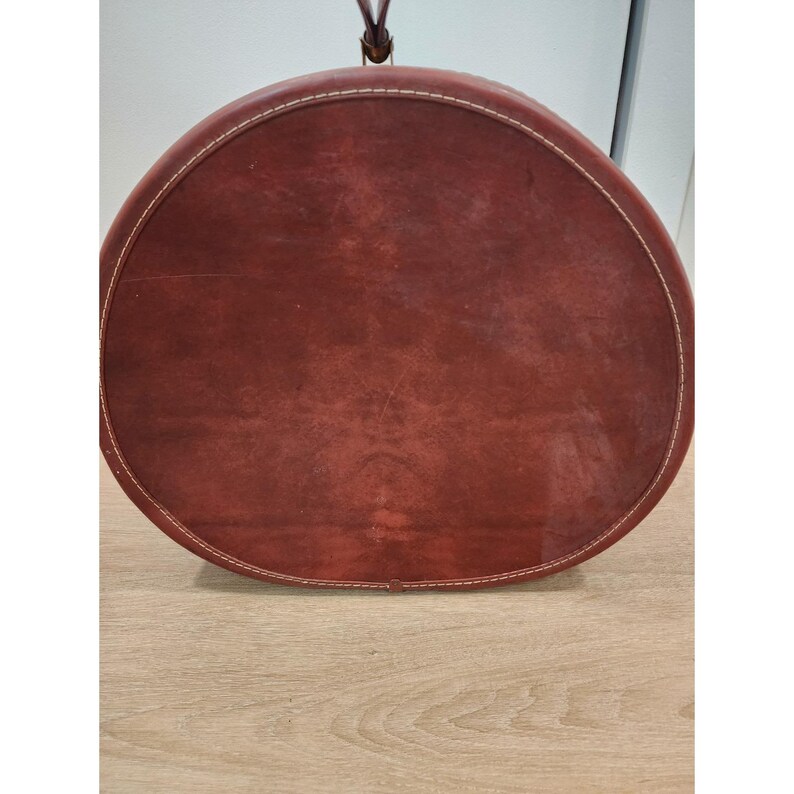 Samsonite 18 Inch Vintage Round Hat Box Train Case Suitcase Luggage ...