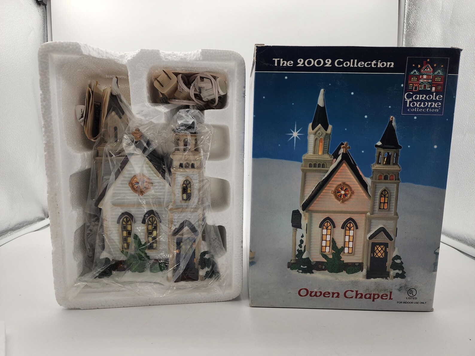 Owen Chapel 2002 Carole Towne Christmas Village Collection - Etsy