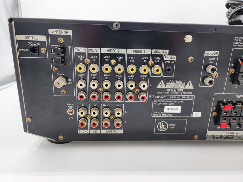 Vintage Sony Audio/video Receiver STR-DE725 - Etsy