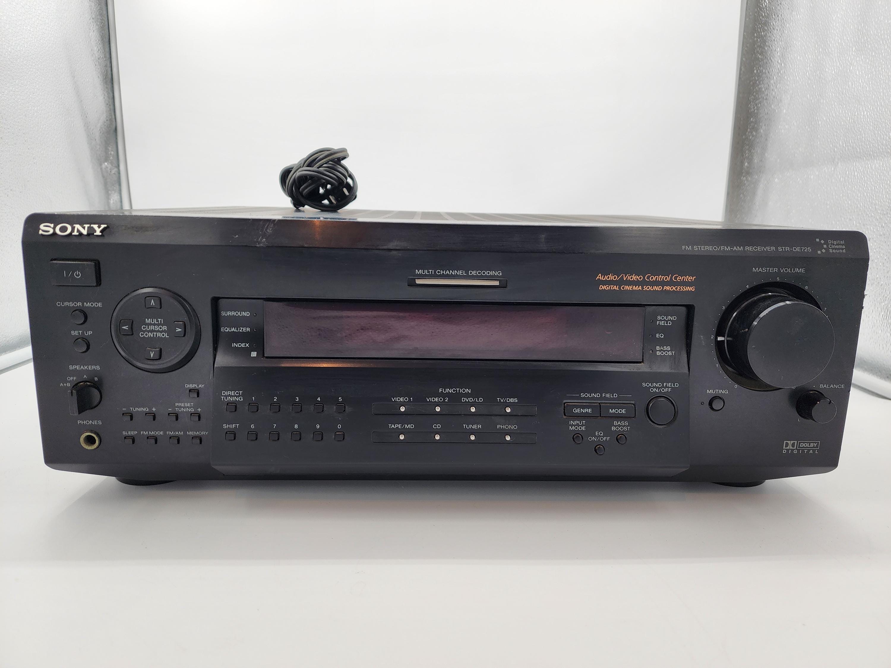 Vintage Sony Audio/video Receiver STR-DE725 - Etsy
