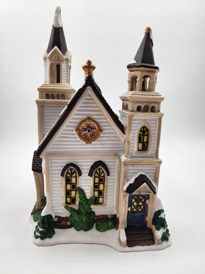 Owen Chapel 2002 Carole Towne Christmas Village Collection - Etsy
