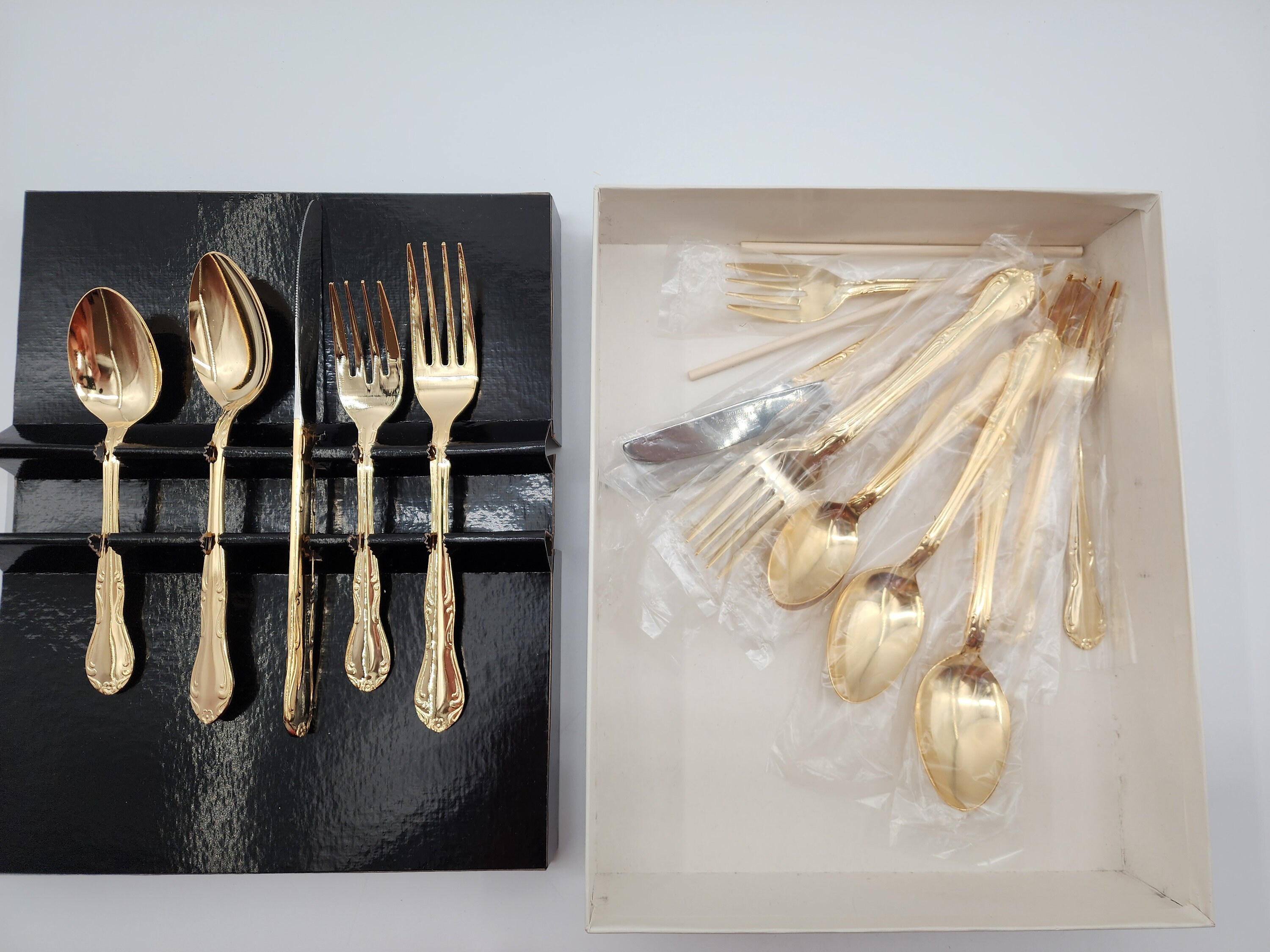 Royal 24k Gold Plated 20 Piece Flatware Set - Etsy