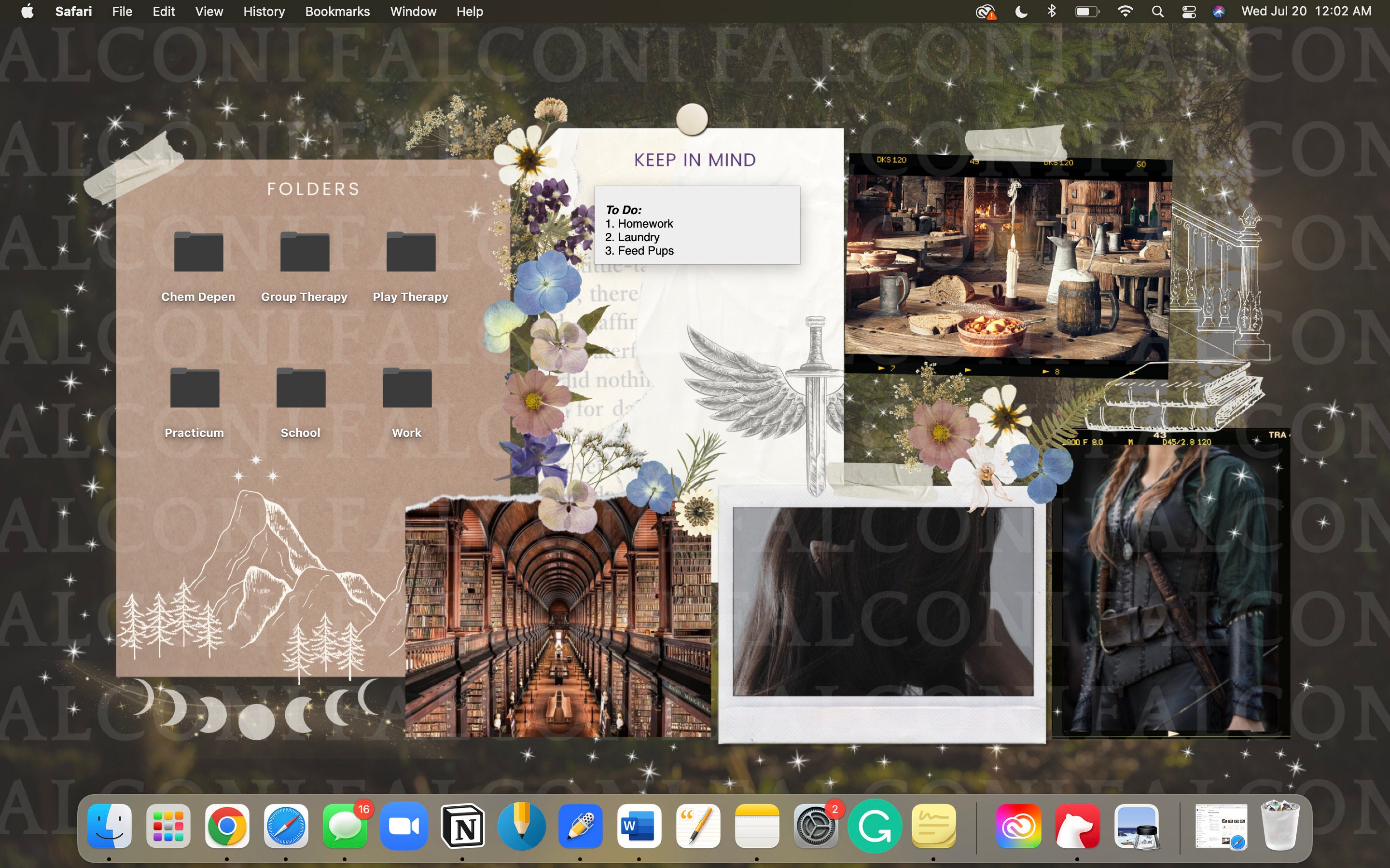 Wallpaper: Desktop Wallpaper Pack Booktok Inspired no Calendar - Etsy