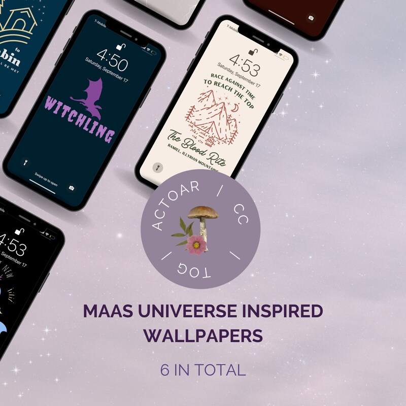 Sarah J Maas Wallpaper - Etsy