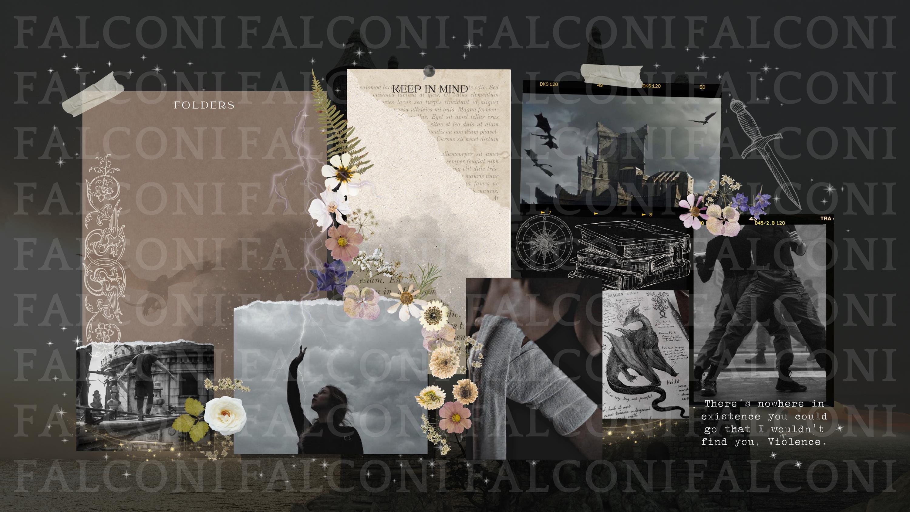 Wallpaper: Fourth Wing Inspired Wallpaper - Etsy