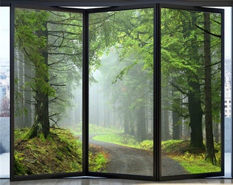 Mountain Scene Window Film - Etsy