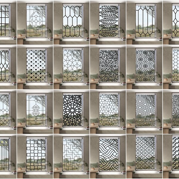 Stained Window Film Clear - Etsy