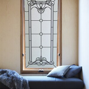 Custom Size Window Film Stained Glass Decorative Window Sticker Privacy ...