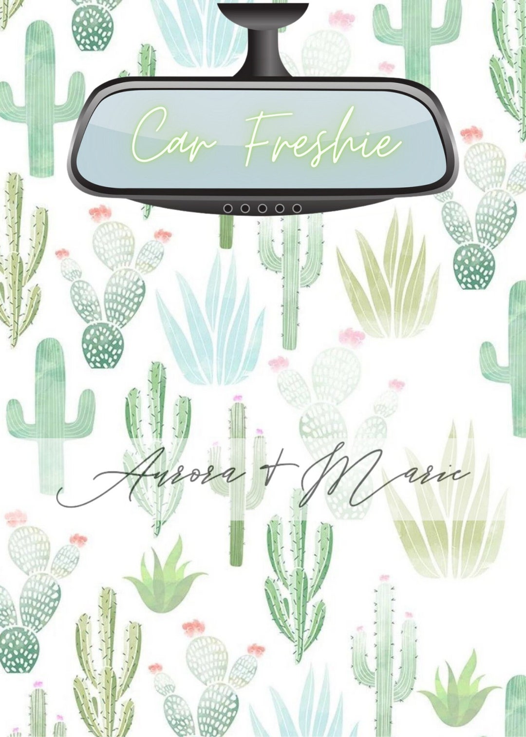 Cactus Freshie Cardstock - Etsy
