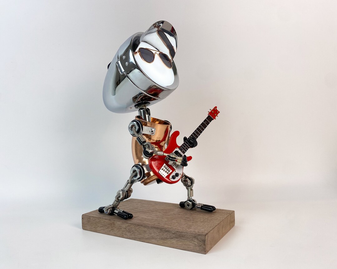 The Bassist Performing Desk Lamp / Bass Guitar Player Music Lamp / Room ...
