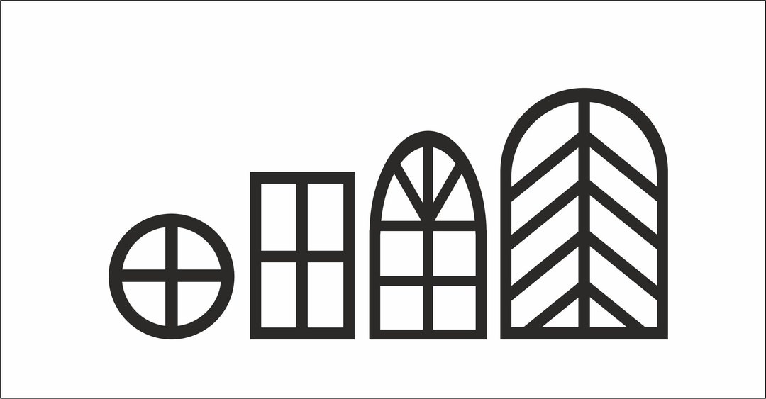 Windows and Doors Elements for Laser Cutting - Etsy