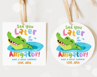 Summer Gift Tags End of School Year - Etsy