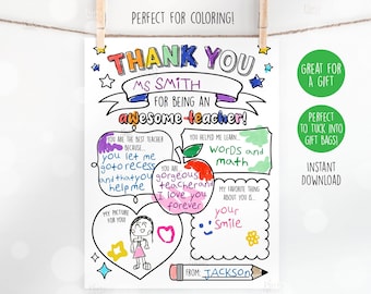 Teacher Appreciation Printable, Teacher Appreciation Week Thank You ...