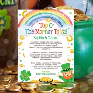 Editable Leprechaun Letter Kids St. Patrick's Day Leprechaun Trap Irish ...