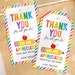 Editable Teacher Appreciation Week Gift Tags Thank You Teacher Gift Tag ...
