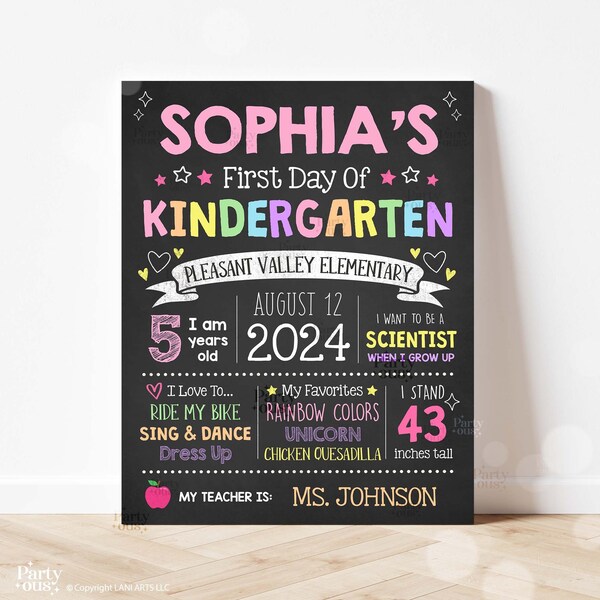 First Day of School Sign - Etsy