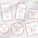 Editable Last Day of School Tag Thank You End of Year Teacher Gift Tags ...