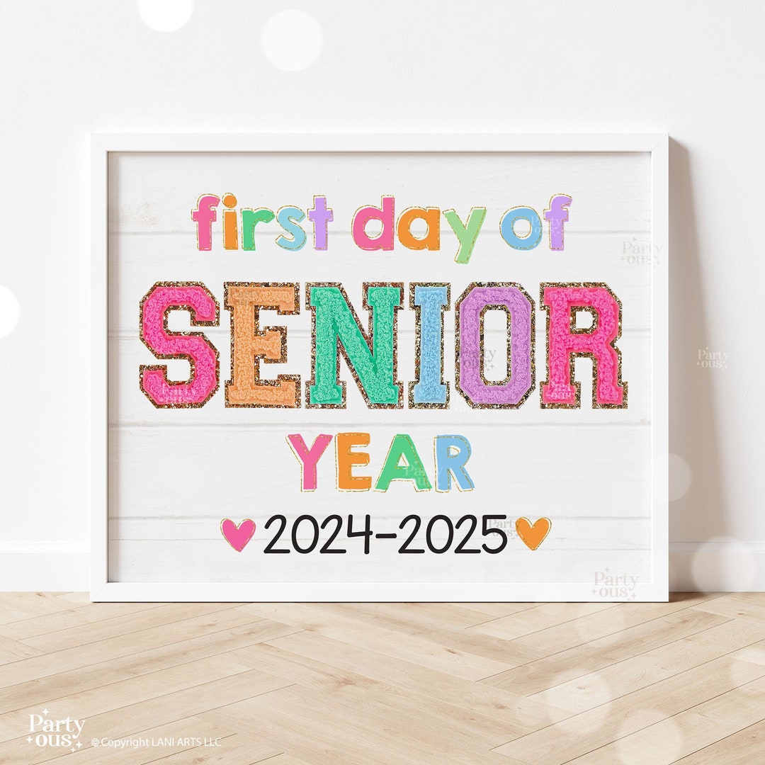 Back to School Sign First Day of School Signs Printable First Day of ...