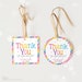 Editable Last Day of School Tag Thank You End of Year Teacher Gift Tags ...