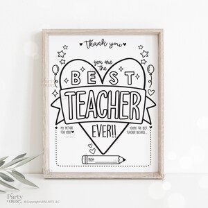 Teacher Appreciation Printable Teacher Appreciation Week Gift Thank You ...